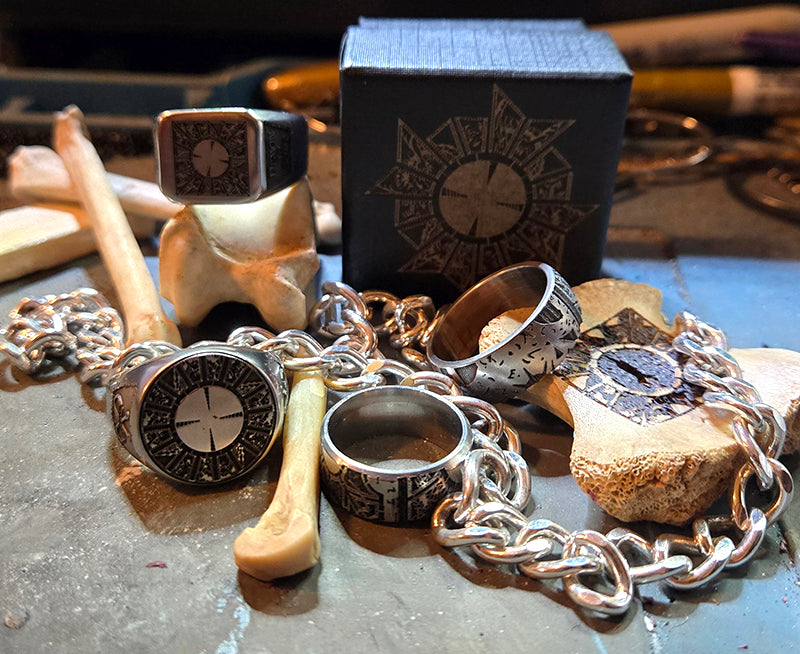 Hellraiser themed rings – Pops Homemade Oddities
